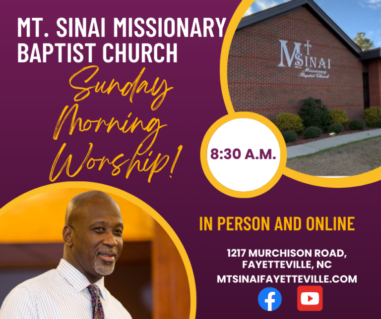 Home - Mt Sinai Missionary Baptist Church